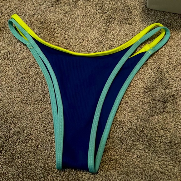 SHEIN | Swim | High Leg Color Block Bikini Bottoms | Poshmark